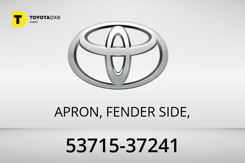 53715-37241 APRON, FENDER SIDE, for Toyota